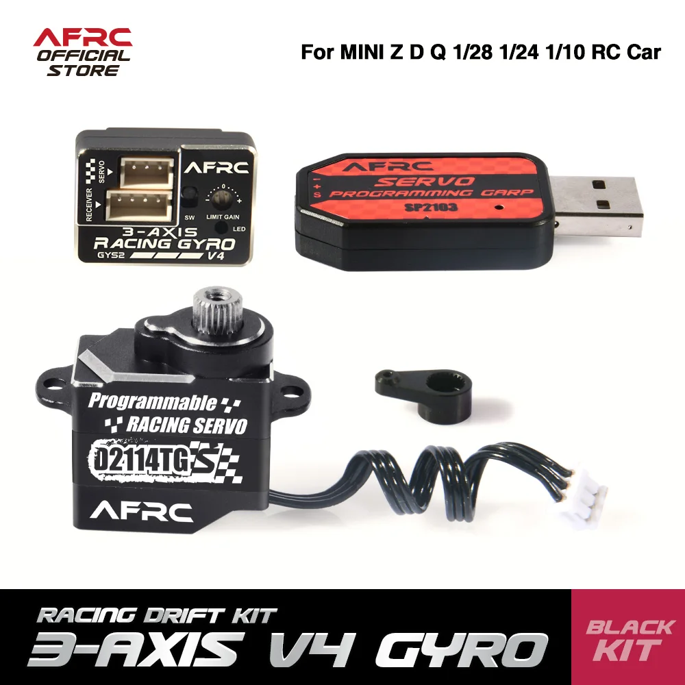 AFRC-Professional-Racing-Drift-Kit-V4-Programmabl-Metal-Smart-Servo-3 ...