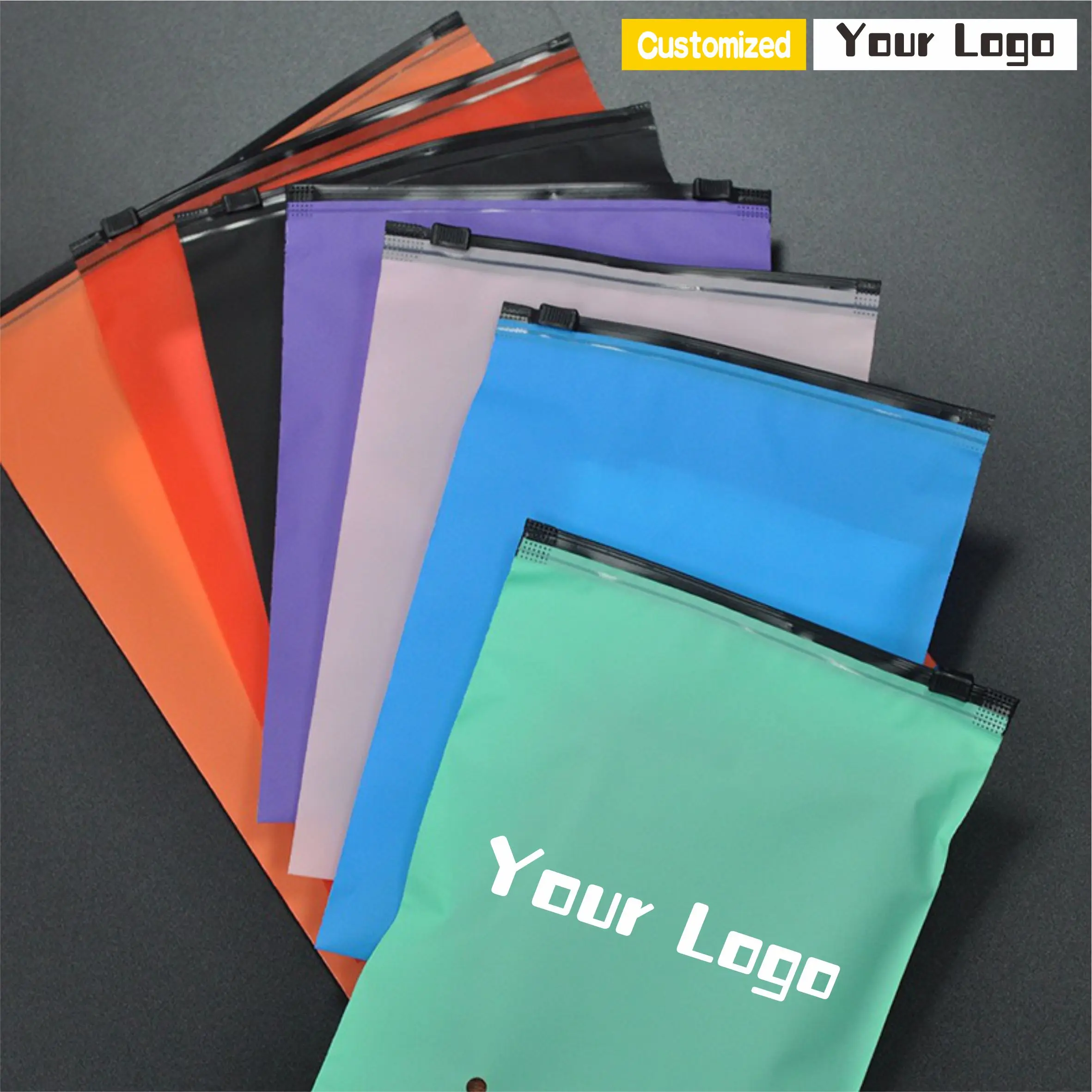 Bolsas-de-embalaje-de-ropa-coloridas-bolsas-con-cremallera-bolsas-de ...