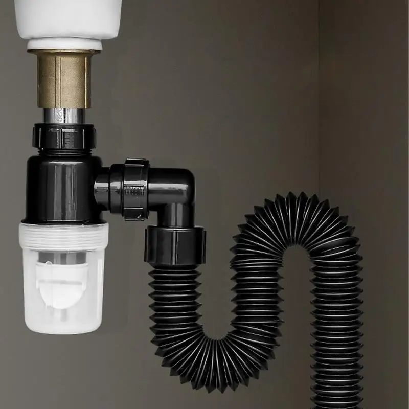 Flexible-Drain-Pipe-Wash-Basin-Pipe-Sink-Sewer-Drain-Pipe-Tube-Anti ...