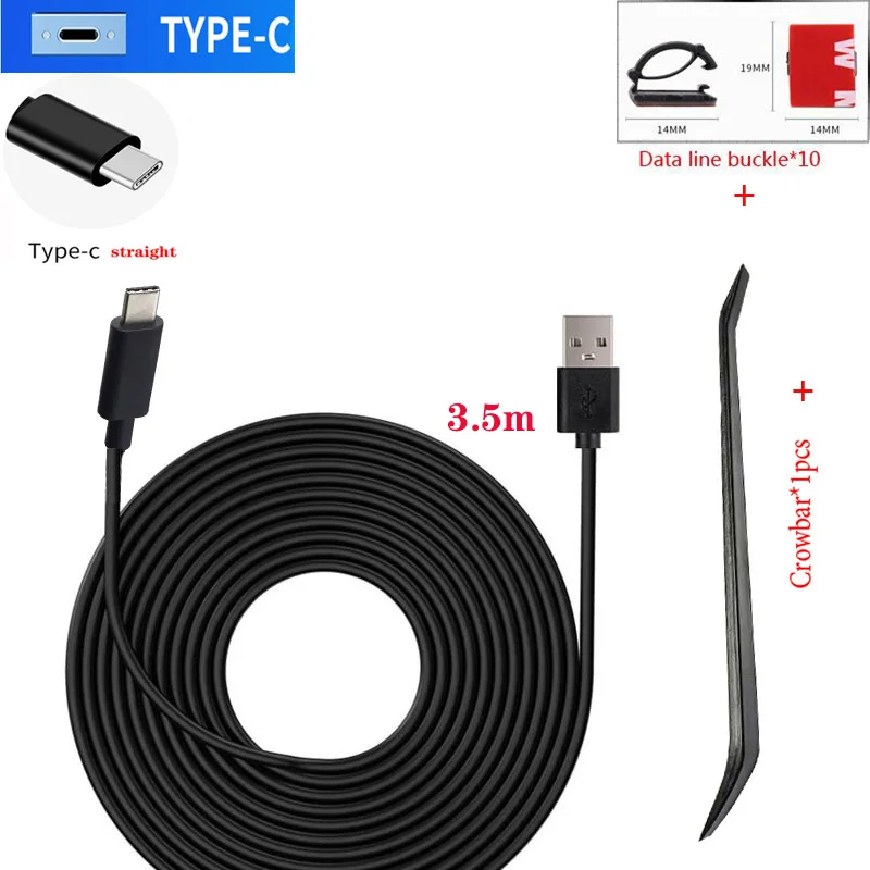 For-70mai-Charging-Cable-for-70mai-Dash-Cam-M500-X200-DDPAI-Mini5-Z40 ...