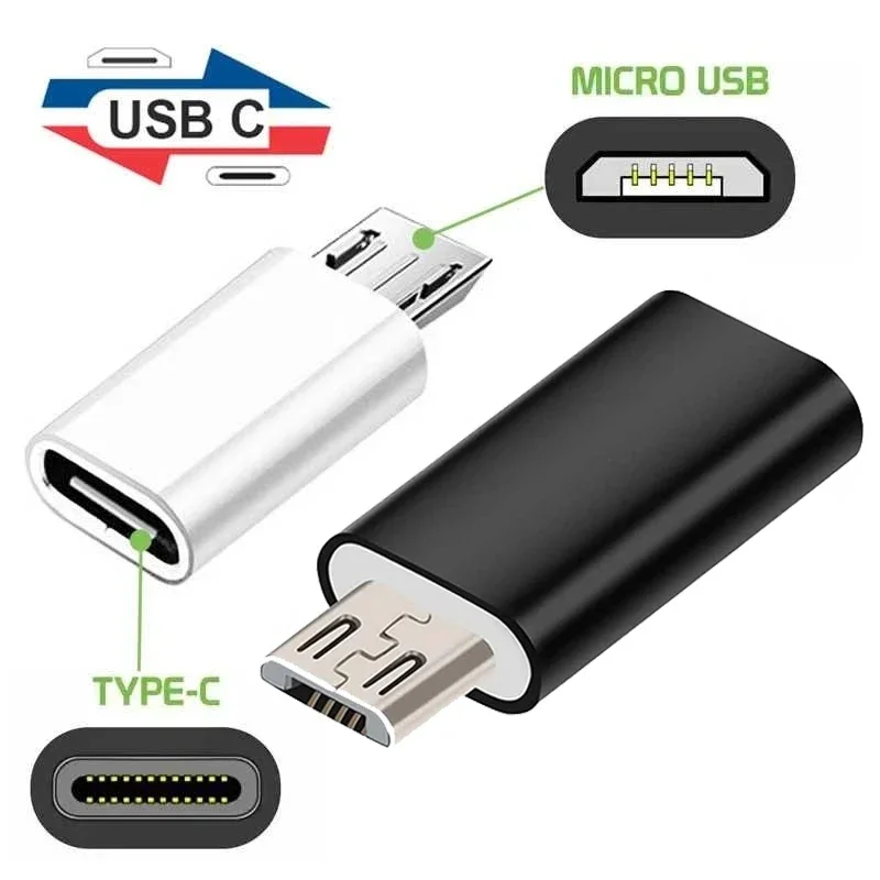 Type-C-Female-To-Micro-USB-Male-Adapter-Connector-Type-C-Micro-USB ...
