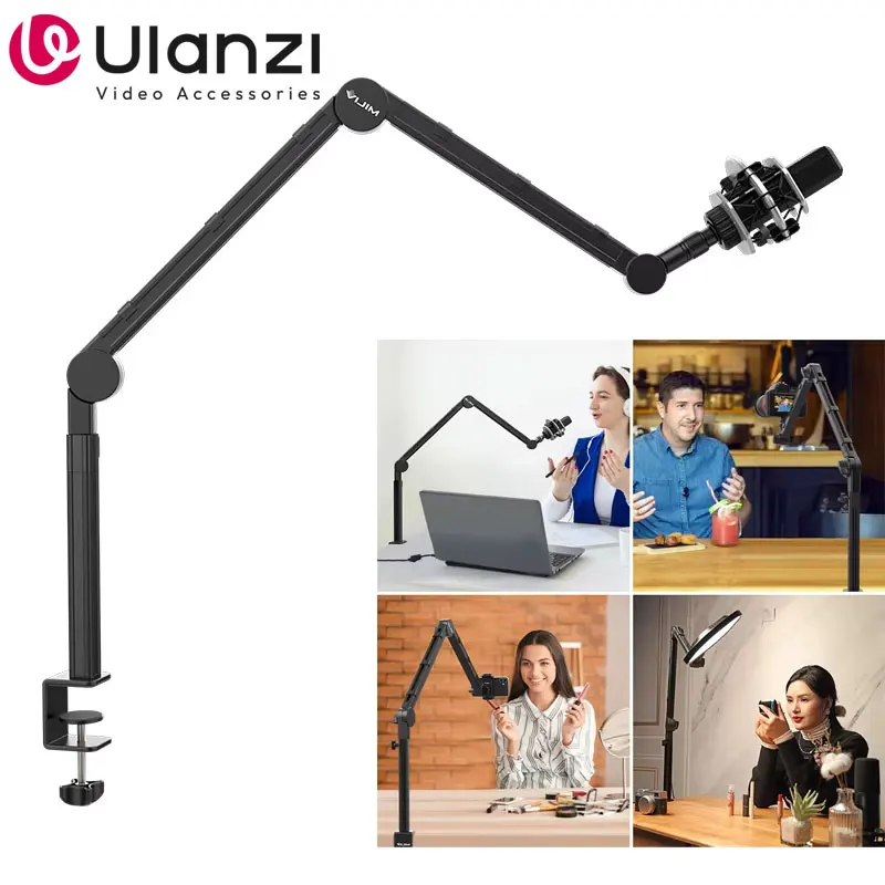 Ulanzi-Vijim-LS24-Microphone-Boom-Arm-Stand-Desktop-Adjustable-For-DSLR ...