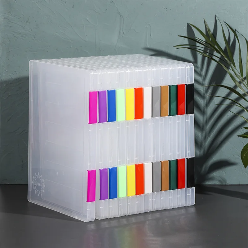 Transparent-Thicken-A4-File-Box-Plastic-Office-Document-Sorting-Storage ...