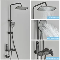 4 Way Mixer Tap Digital Display Shower System Set