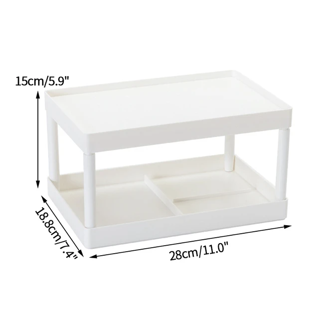 Multifunctional Shelves Double-layer Storage Shelf Desktop Storage Rack ...