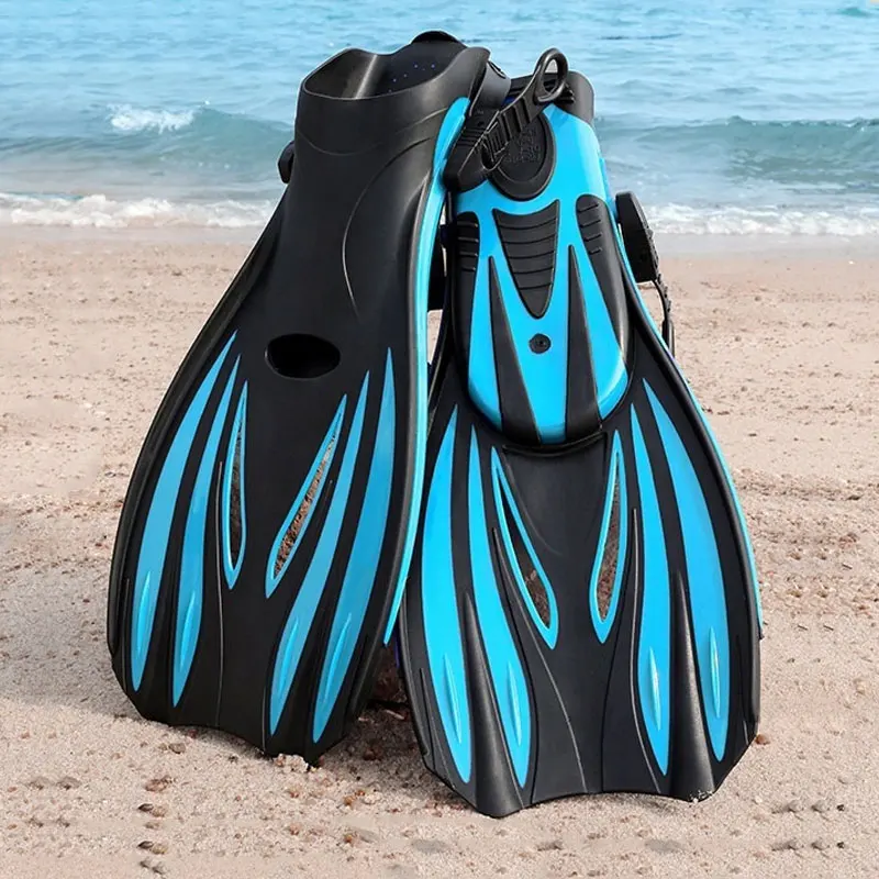 Adjustable Lacing Professional Snorkeling Fins For Adult Freestyle ...