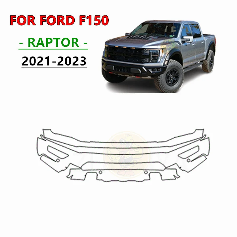 ZHUAIYA-7-5mil-2021-2023-For-Ford-F150-Raptor-Pre-Cut-Paint-Protection ...