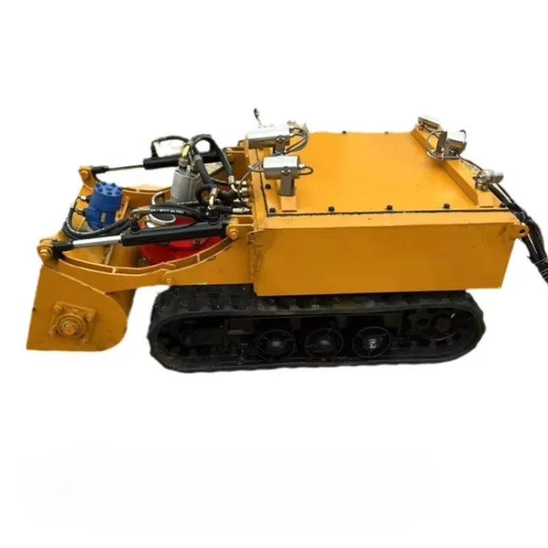 Rubber Tracked Remote Dredging Robot Waterproof Crawler Platform for ...