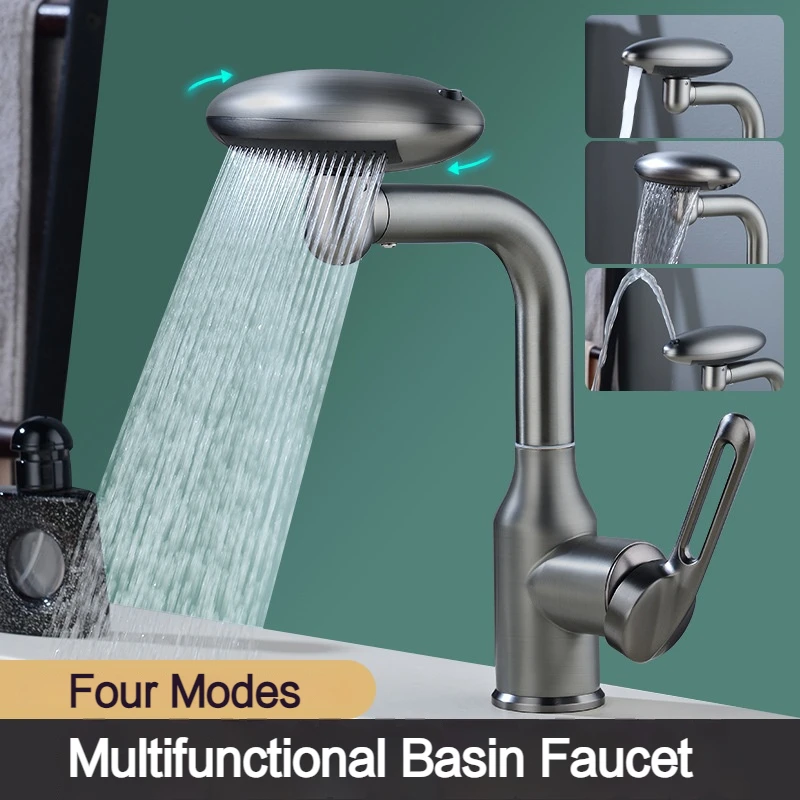 Multi-Functional-Waterfall-Basin-Faucet-4-Modes-Stream-Sprayer-360-Rotation-Hot-Cold-Water-Sink ...