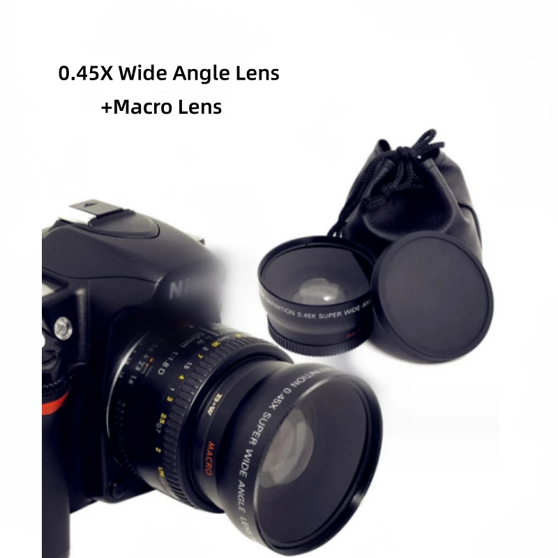 0-45x-52mm-55mm-58MM-Wide-Angle-Macro-Lens-Wide-Angle-Camera-Lens-For ...