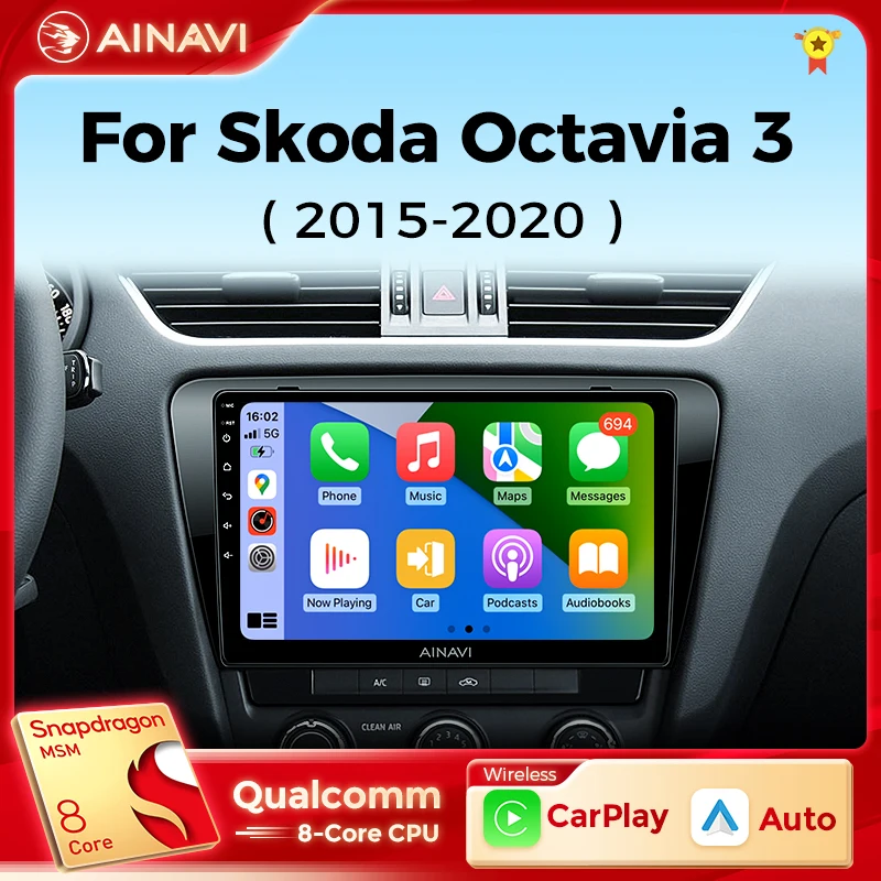 Ainavi-Car-Radio-Android-Auto-Wireless-Carplay-Multimedia-Player-For ...