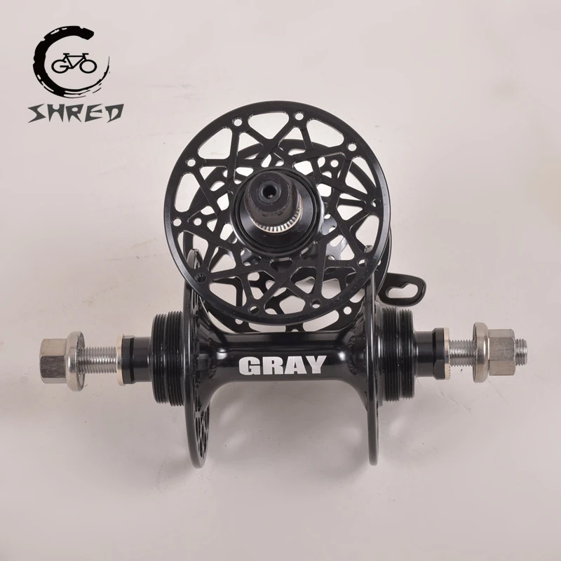Gray Fixed Gear Hub Bearing High-grade Professional Fixie Bike Parts ...