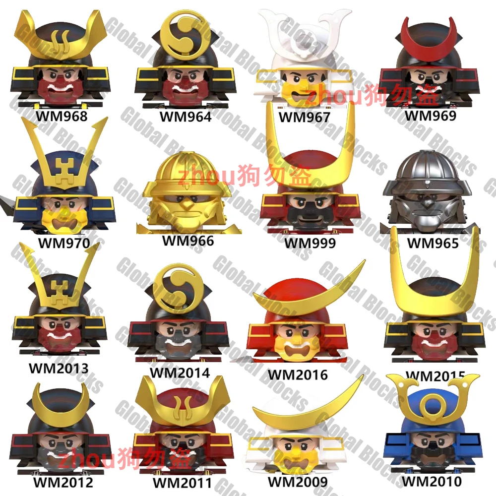 Lego Samurai Minifigures | Samurai Building Blocks | Mini Samurai ...