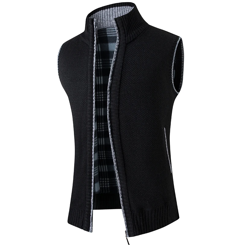 Autumn-and-winter-vest-casual-sweater-cardigan-vest-middle-aged-male ...