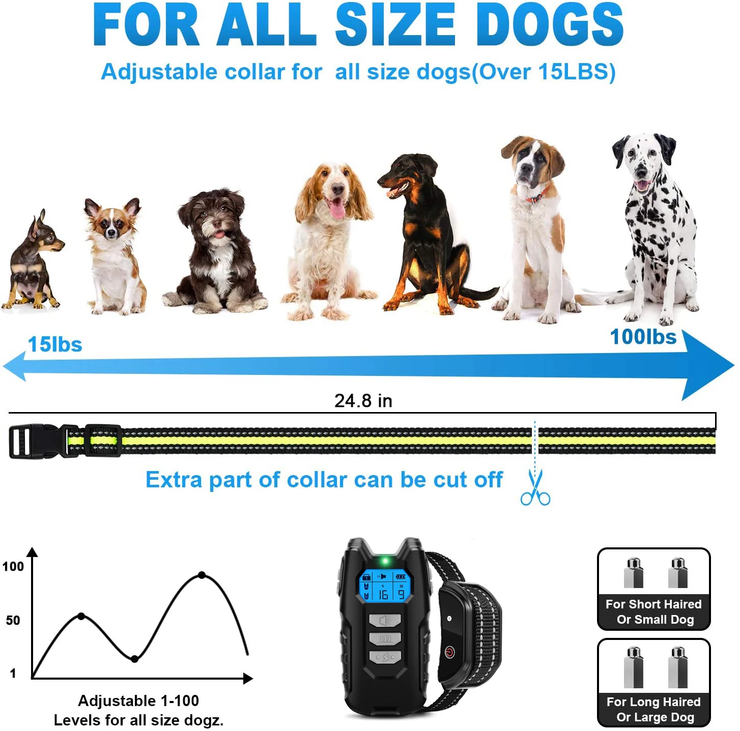Dog delicate Training Shock Collar Remote
