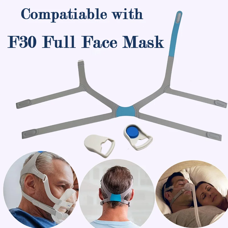 Headband-Straps-Resmed-Airfit-F30-Full-Mask-Replacement-Accessories ...