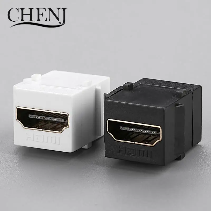 1pcs-Keystone-HDMI2-0-Connector-White-Color-HDMI-Compatible-Insert ...