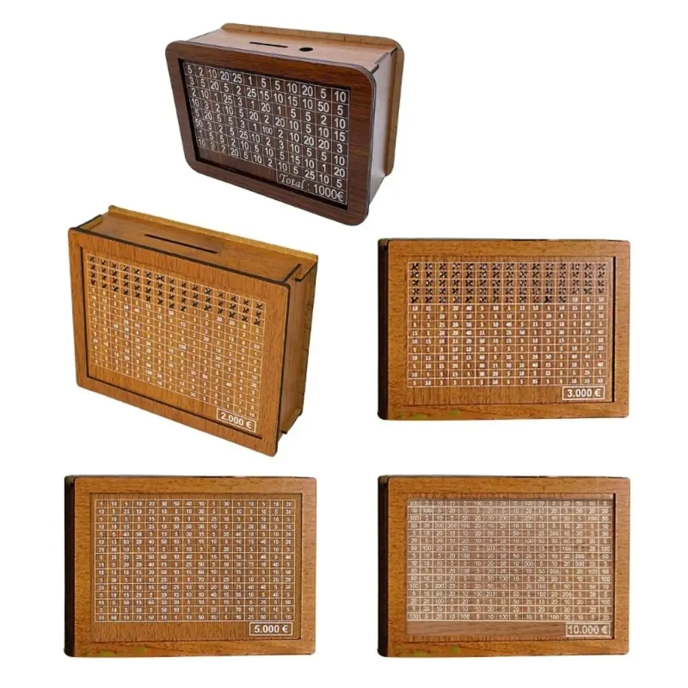 Reusable-Money-Box-Home-Use-Wooden-with-Saving-Money-Goals-Counter ...
