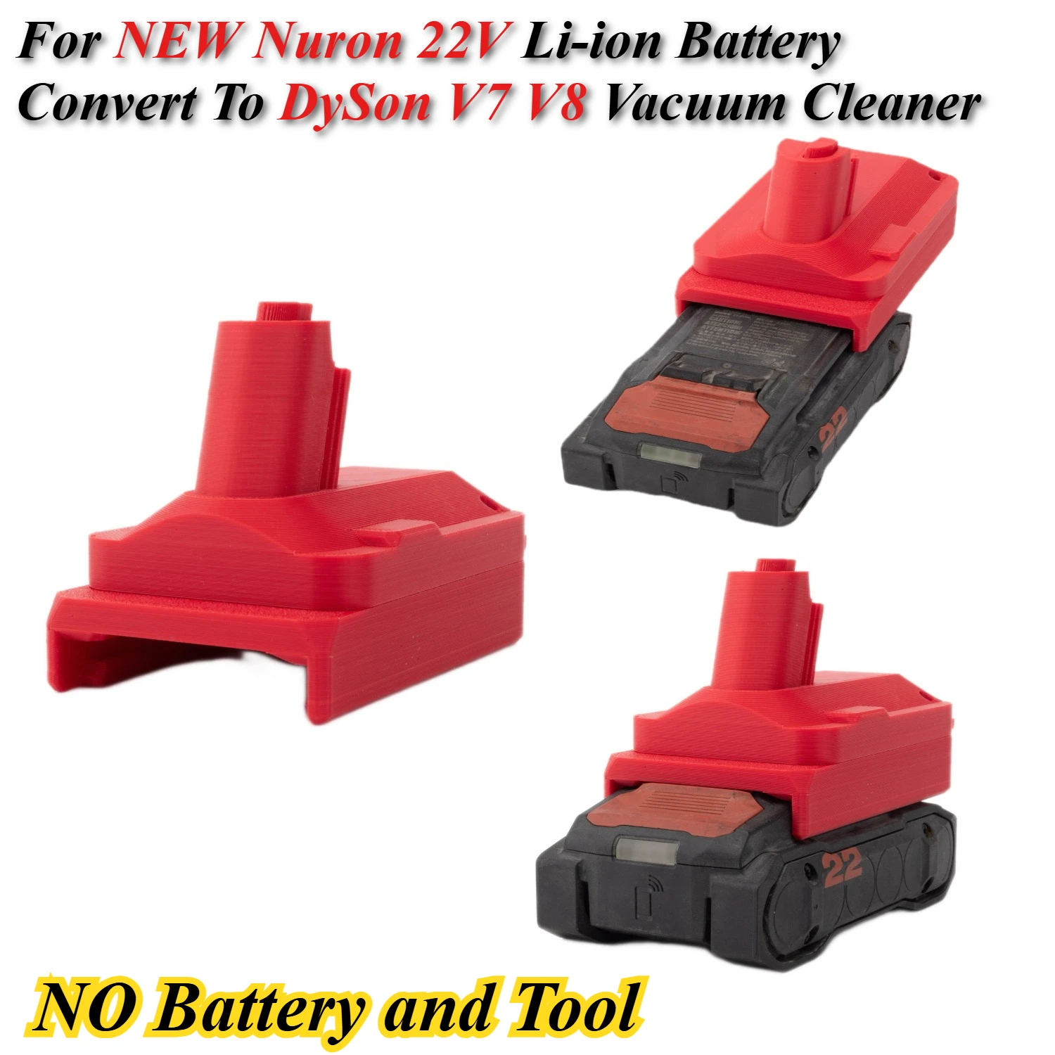 Adapter Converter Accessories For NEW Nuron 22V Li-ion Battery Convert ...