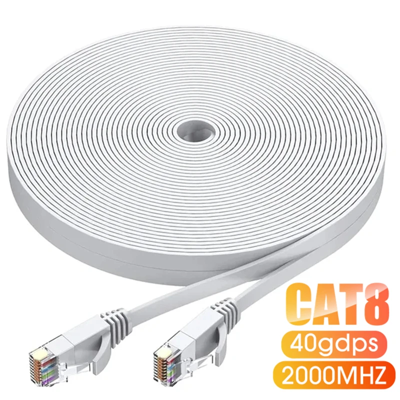 Cat-8-Ethernet-Cable-LAN-Network-Cord-Internet-40Gbps-2000MHz-RJ45-Cat8 ...
