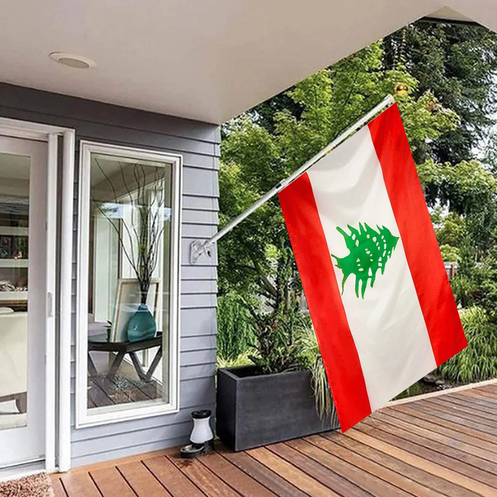 Large Lebanon Lebanese Flag 90x150cm Lebanese Flag 3x5FT Lebanese World ...