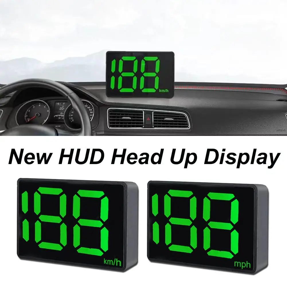 2-Color-HUD-GPS-Speedometer-Head-Up-Display-Odometer-Car-Digital-Speed ...
