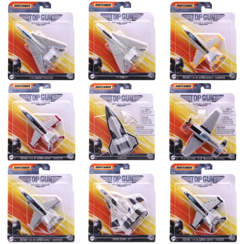 Matchbox Topgun Maverick F-14 Tomcat Maverick Tomcat Darkstar P-15 ...