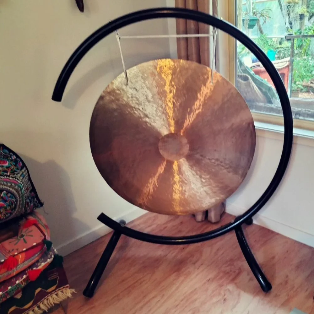 Sound-Healing-Wind-Gong-Set-C-Stand-with-Beater-Traditional-Chinese ...