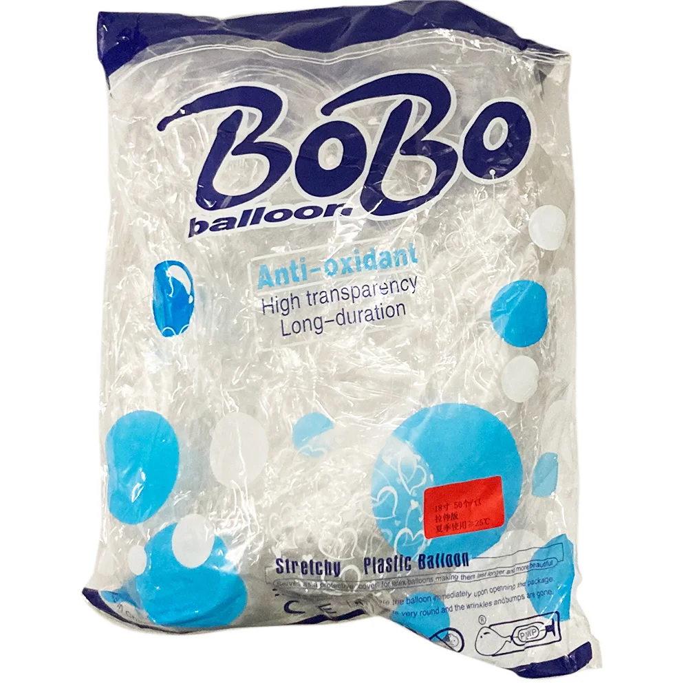 10pcs/Set Pre Stretched Bobo Balloon Transparent Bubble Balloon 24 36 ...