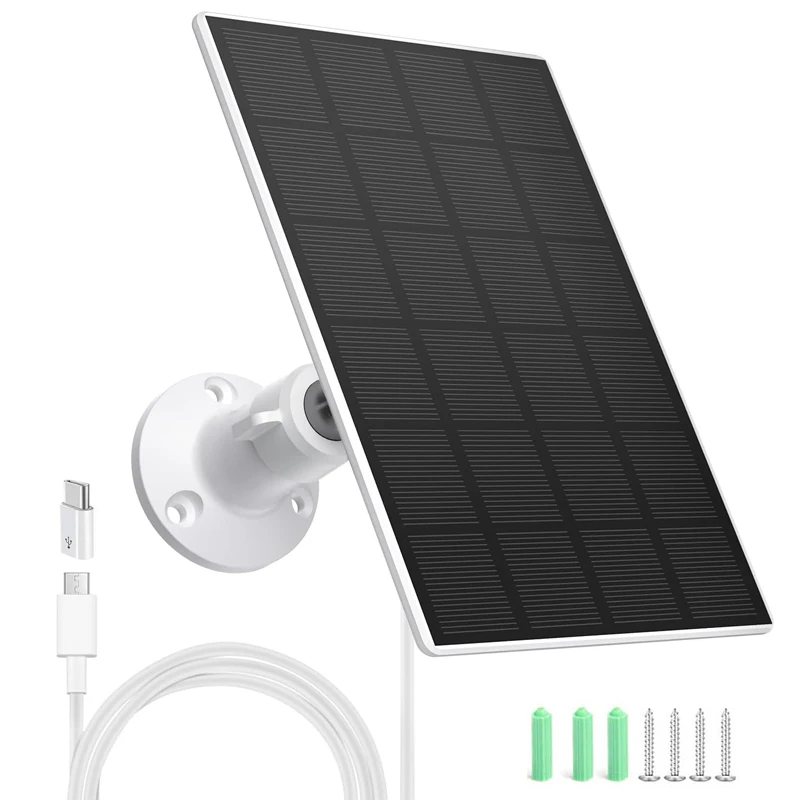 Waterproof-Solar-Panel-for-Security-Camera-Compatible-for-Eufycam-2C-2C ...