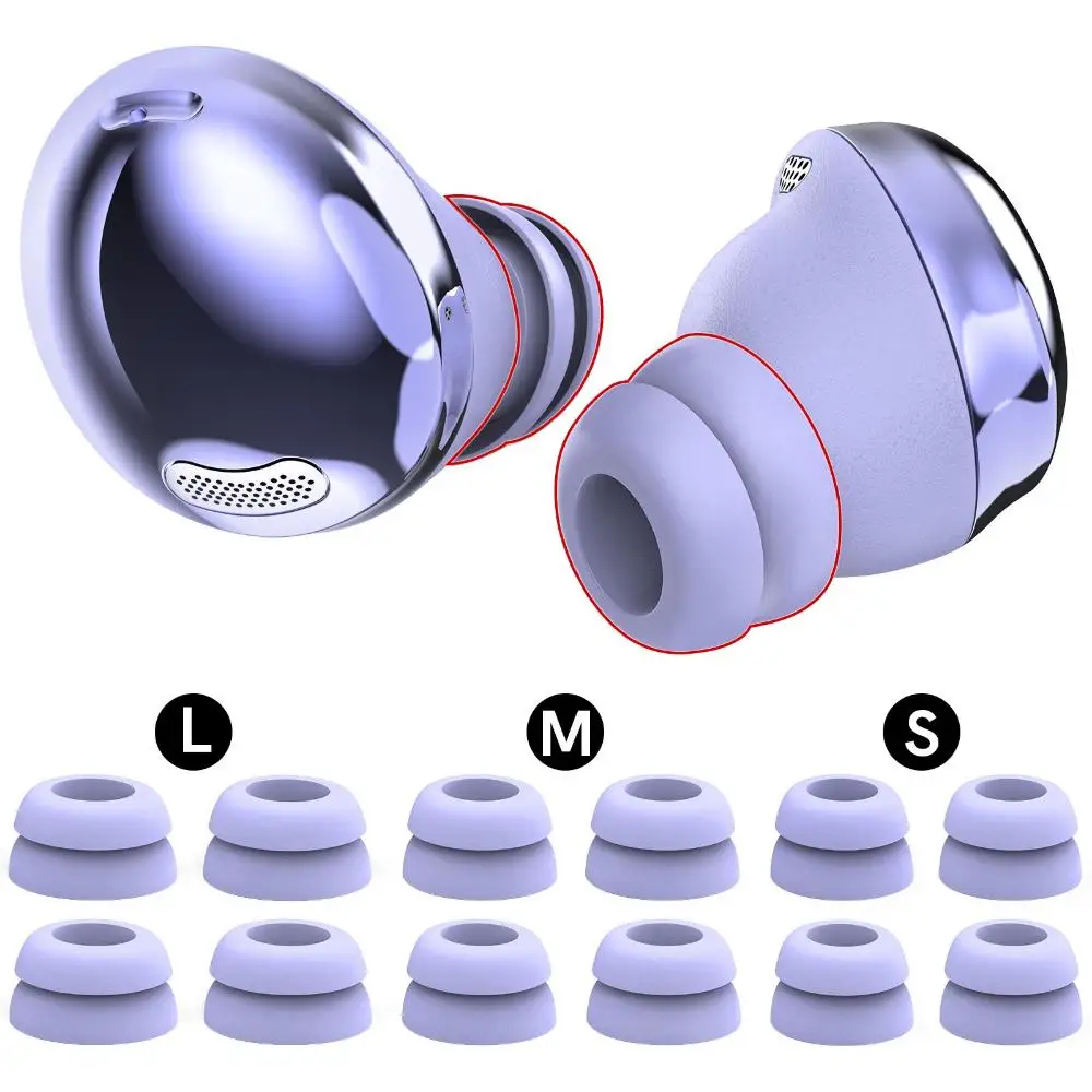 12Pcs-Soft-Silicone-Earbuds-Tips-Earplug-Replacement-Headphone-Eartips ...