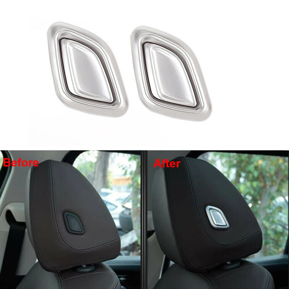4PCS Car Seat Headrest Switch Button Cover Trims for BMW X3 G01 X4 G02 ...