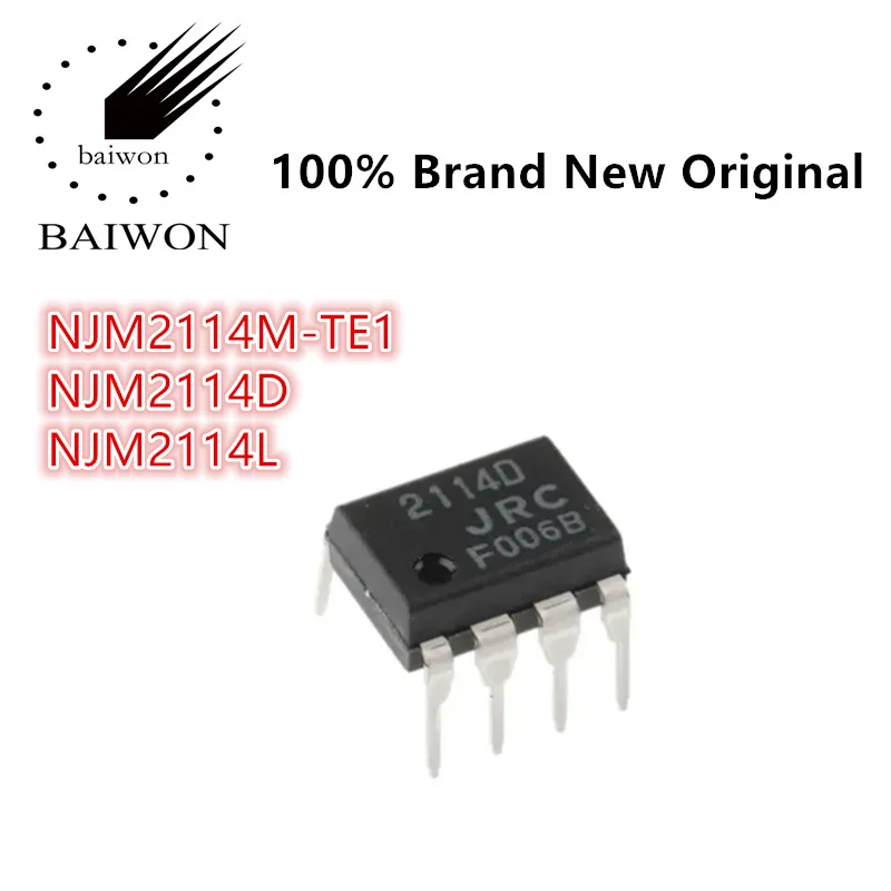 100-New-Original-NJM2114-Series-NJM2114M-TE1-NJM2114D-NJM2114L-Audio ...