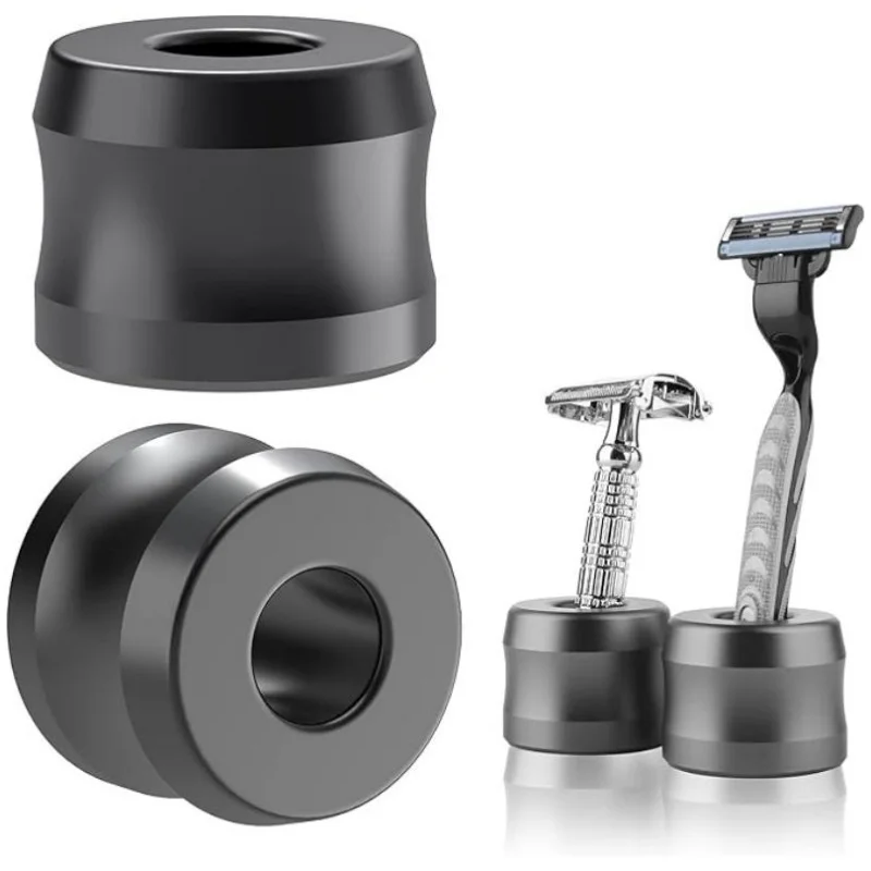1 Pc Safety Razor Stand Base Aluminum Alloy Men's Shaving Stand for ...