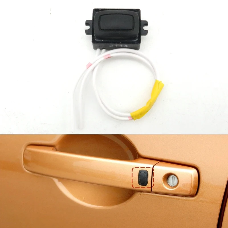 Car-Exterior-Door-Handle-Smart-Entry-Keyless-Sensor-Switch-Button-For ...