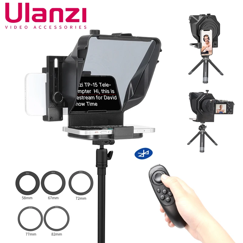 Ulanzi-Monitor-Teleprompter-para-C-mera-Mini-Telepromopter-Port-til ...