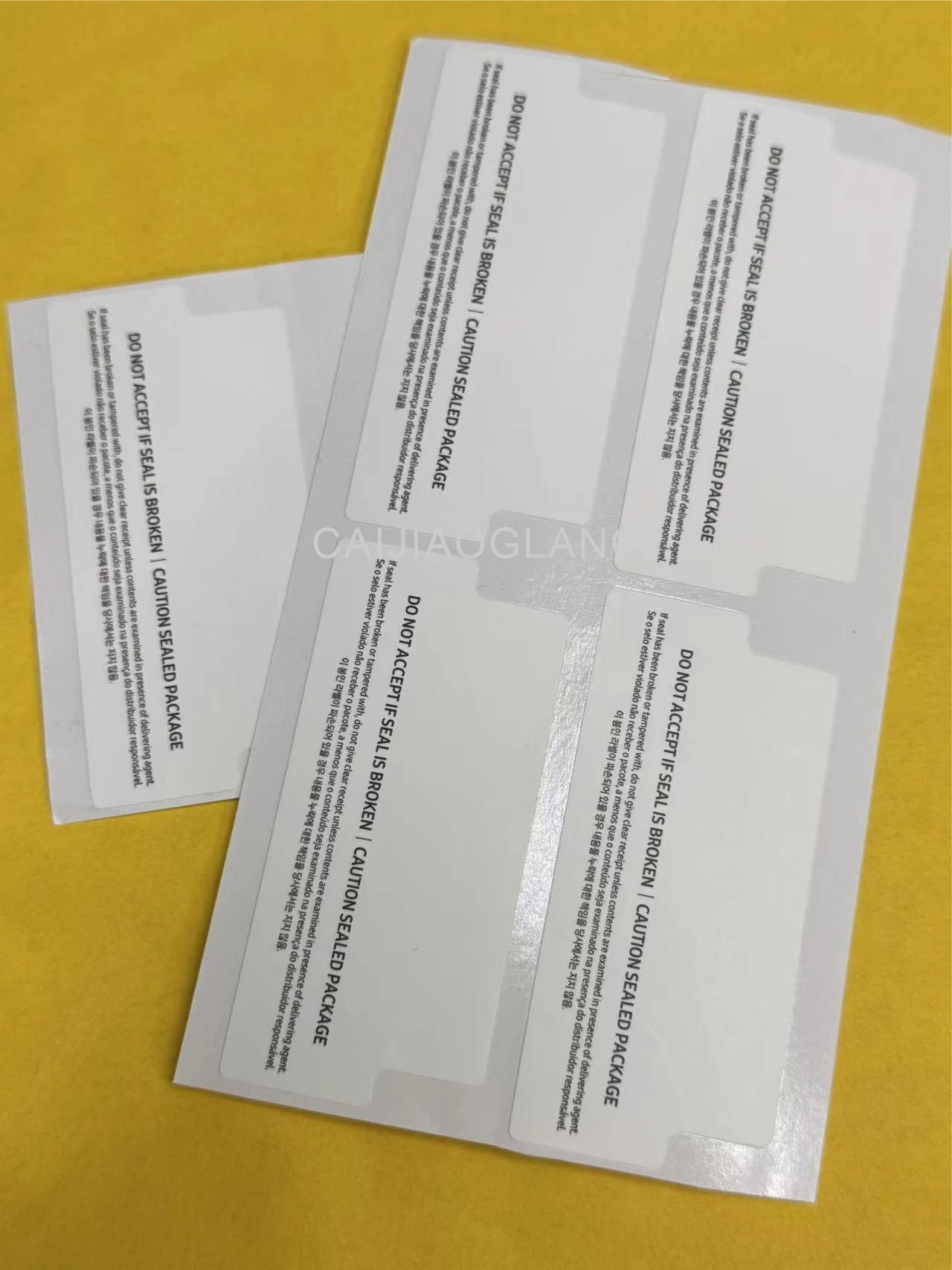 100Pcs 70mmX32mm Sealing Marker Indicator Stickers Tape for Galaxy A15 ...