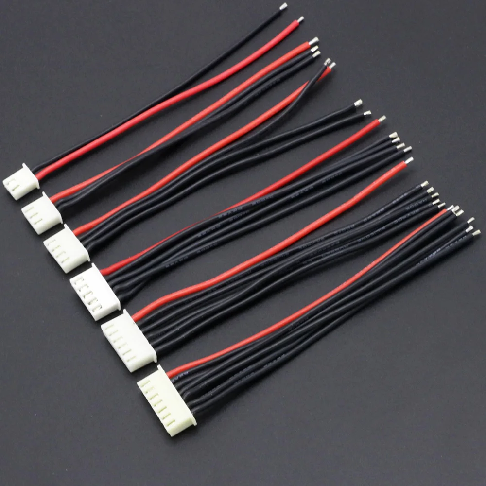 What 360 Lipo|imax B6 Balance Charger Cable Set 5pcs - 1s-6s Lipo ...