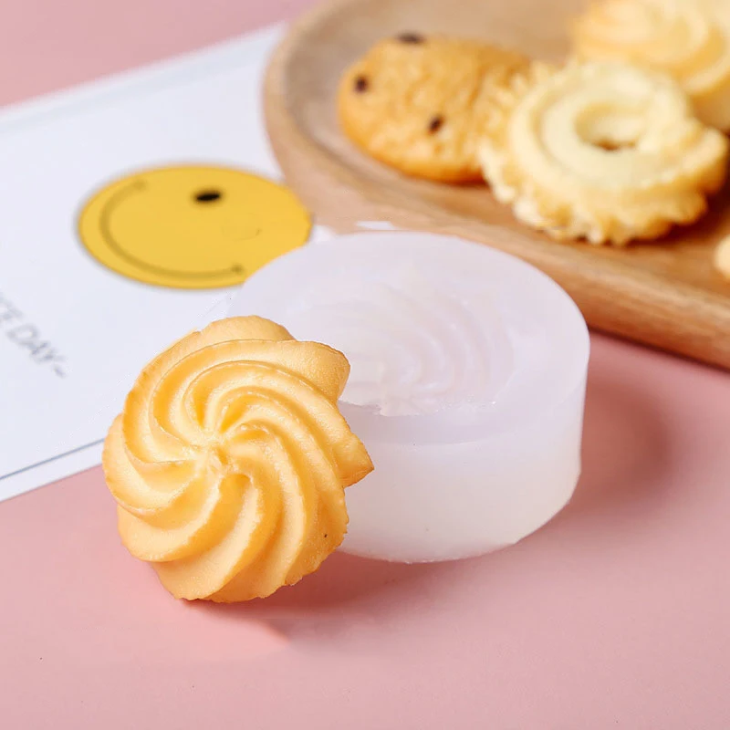 MOULE A GATEAU,O--Mini moule à biscuits en Silicone remplis de crème ...