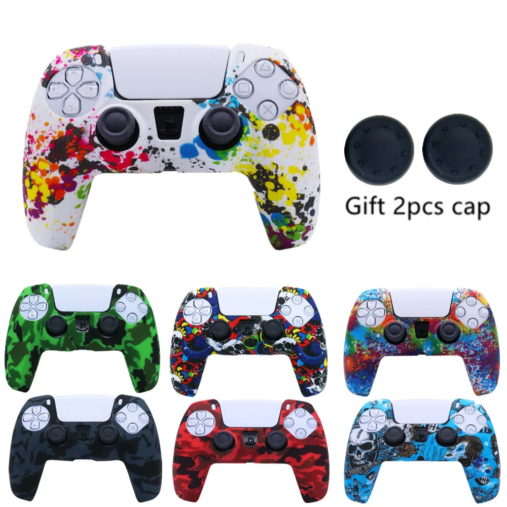 Soft-Silicone-Protective-Cover-Anti-Slip-Skin-Case-for-PlayStation-5 ...