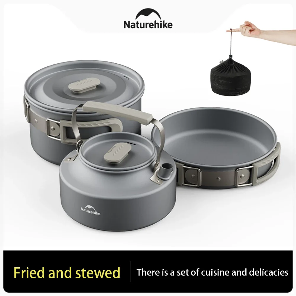 Naturehike Camping Cookware Kit,Kitchen Utensils Camping Gear ,Outdoor ...