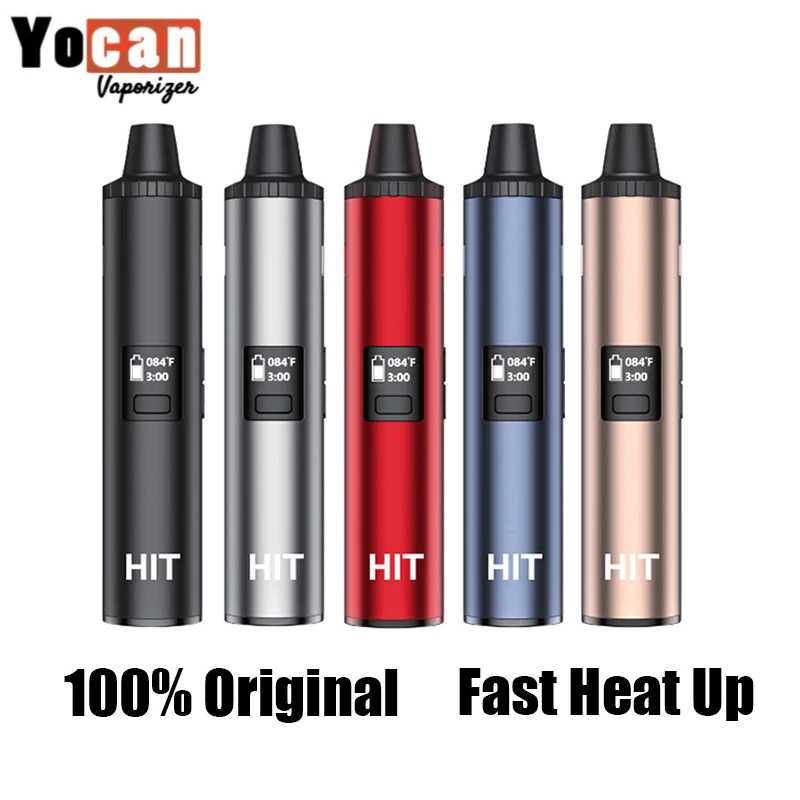 Original-Yocan-Hit-Dry-Herb-Vaporizer-1400mAh-Battery-Vape-Pen-Herbal ...