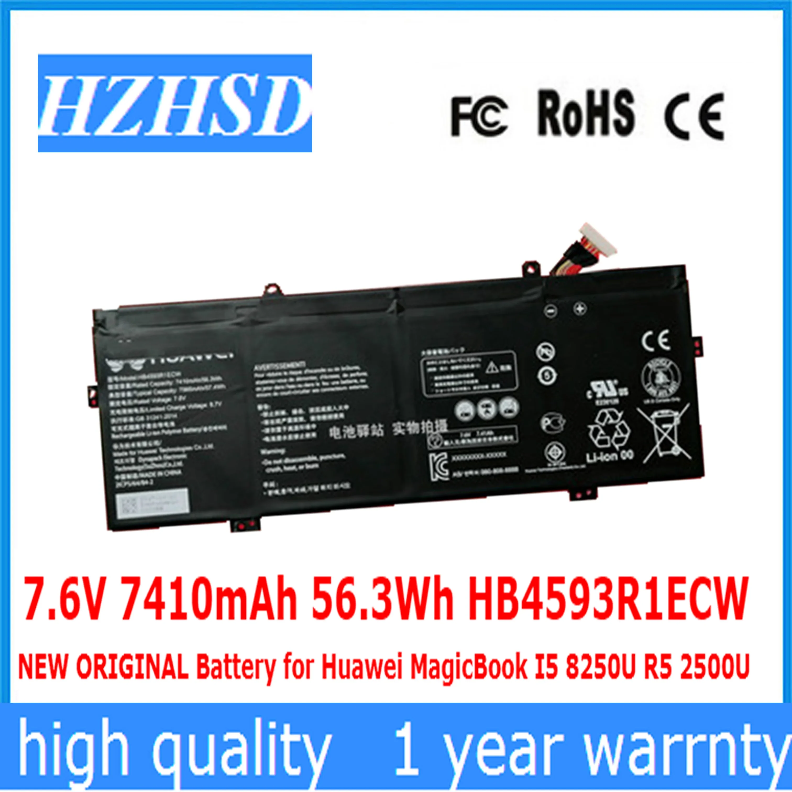 HB4593R1ECW-Original-Battery-for-Huawei-Matebook-X-Pro-i7-I5-Mach-W29 ...