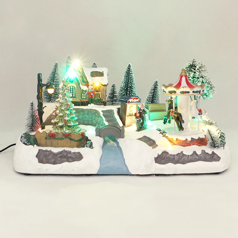 Plus-Size-Christmas-Decoration-Village-Collection-Figurine-Building ...