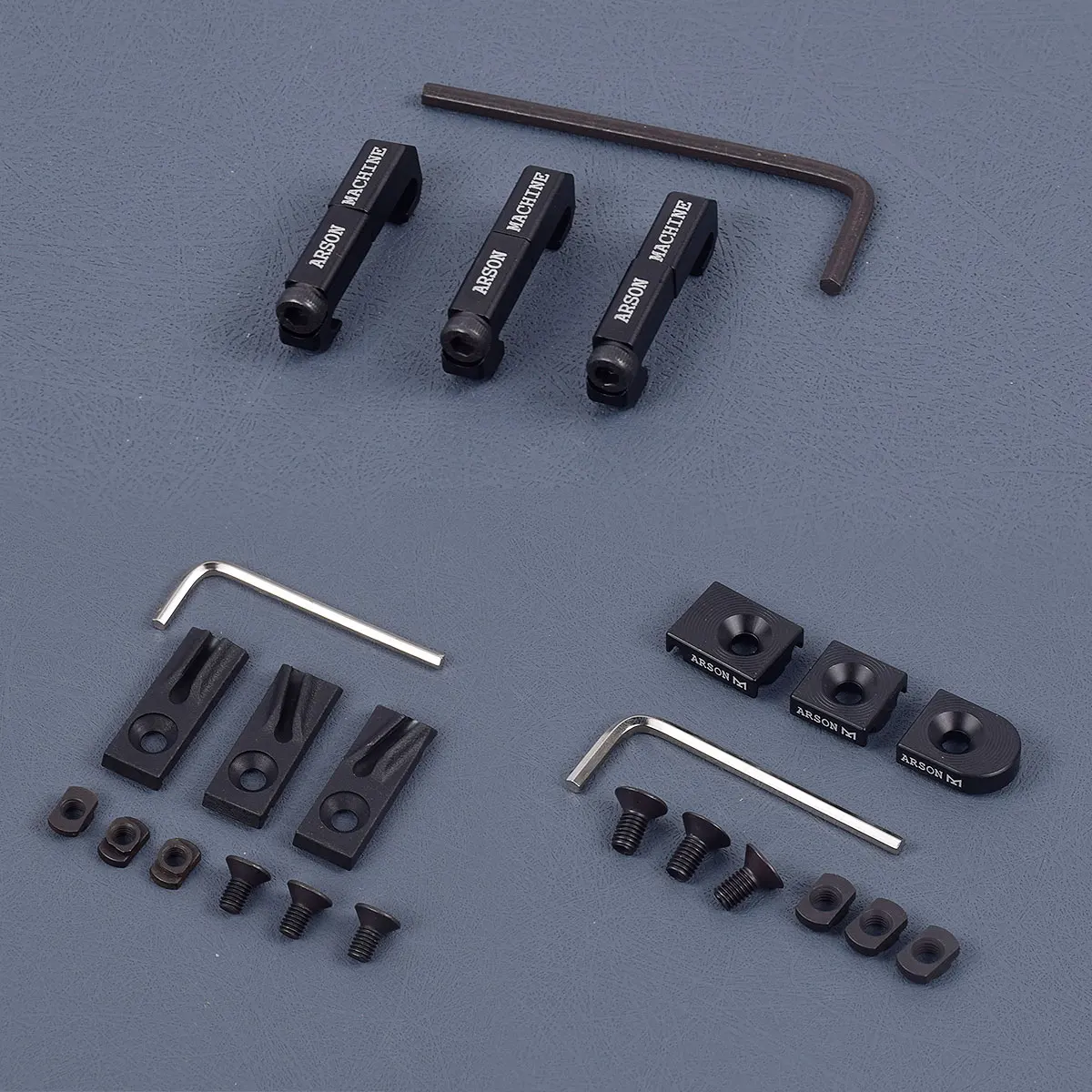 3pcs/set M-lok Wire Guide System Cable Management Rail Cover Picatinny ...