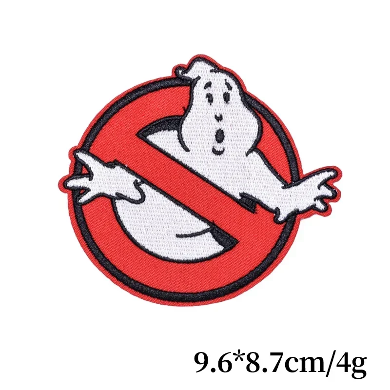 Ghostbuster Embroidered Iron-On Patch – Punk Horror Movie Tactical ...