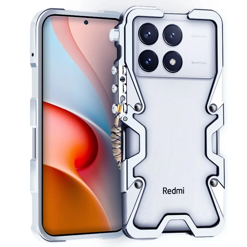 POCO-F6-Pro-Armor-Screw-Metal-Frame-Shockproof-Cover-For-POCO-F5-Pro ...