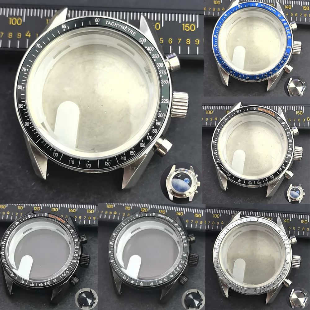 39.7mm VK63 Case Moon Metal Case 32.5mm Dial Fit vk63 movement ...