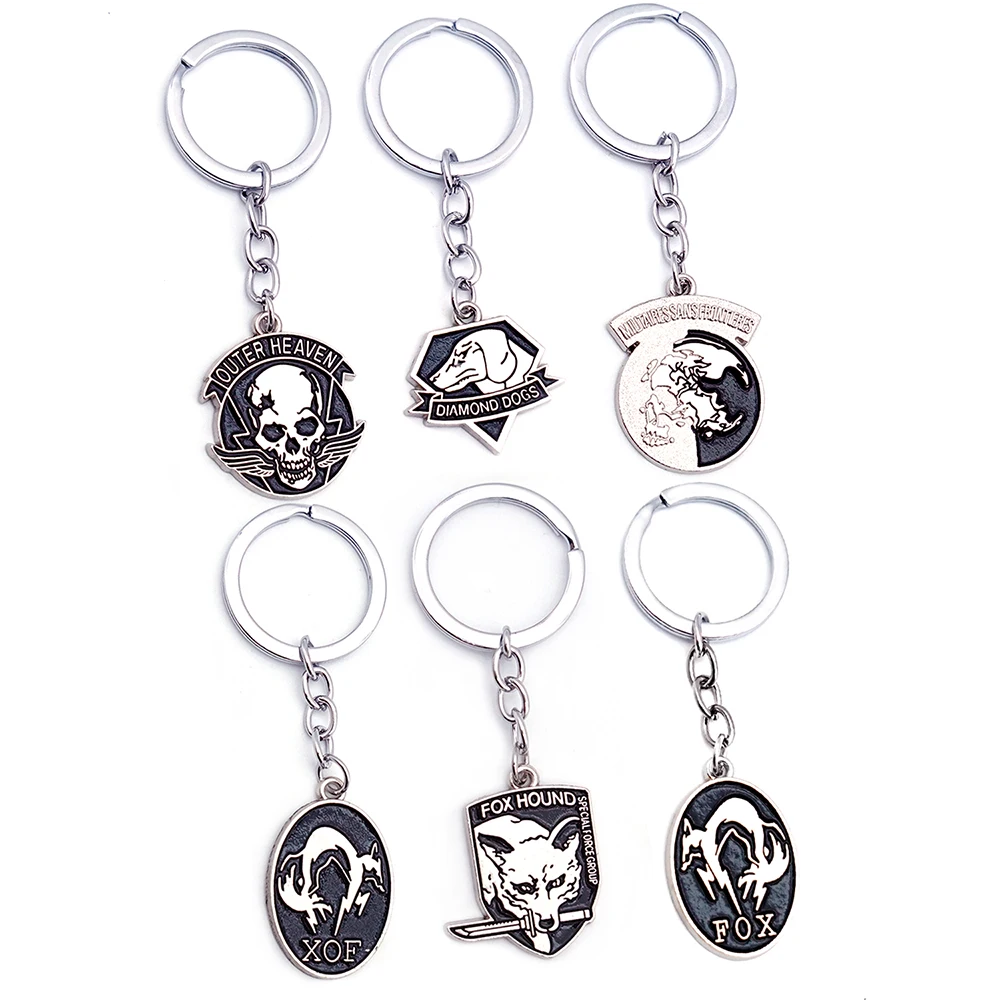 Game-Metal-Gear-Solid-Keychain-Key-Chain-Men-Keyring-Keychains-for ...