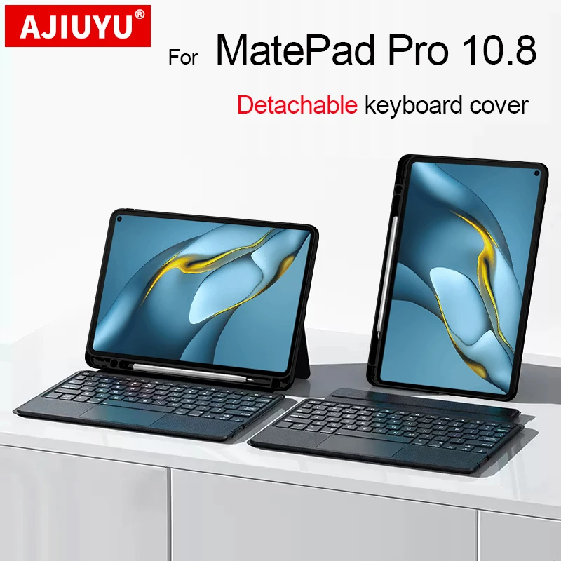 Funda-con-retroiluminaci-n-para-tableta-cubierta-Separable-para-teclado ...
